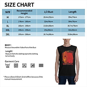 Mens American Rock Band Alice Music in Chains Tank Tops,Summer Muscle Quick Dry Crewneck Sleeveless Shirt,Graphic Undershirts Vest for Men Gym Training Black XX-Large Tank Top
