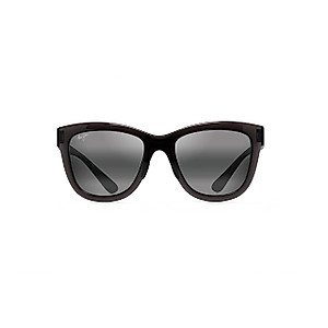 Maui Jim Women's Anuenue Polarized Square Sunglasses, Translucent Grey/Neutral Grey, Medium