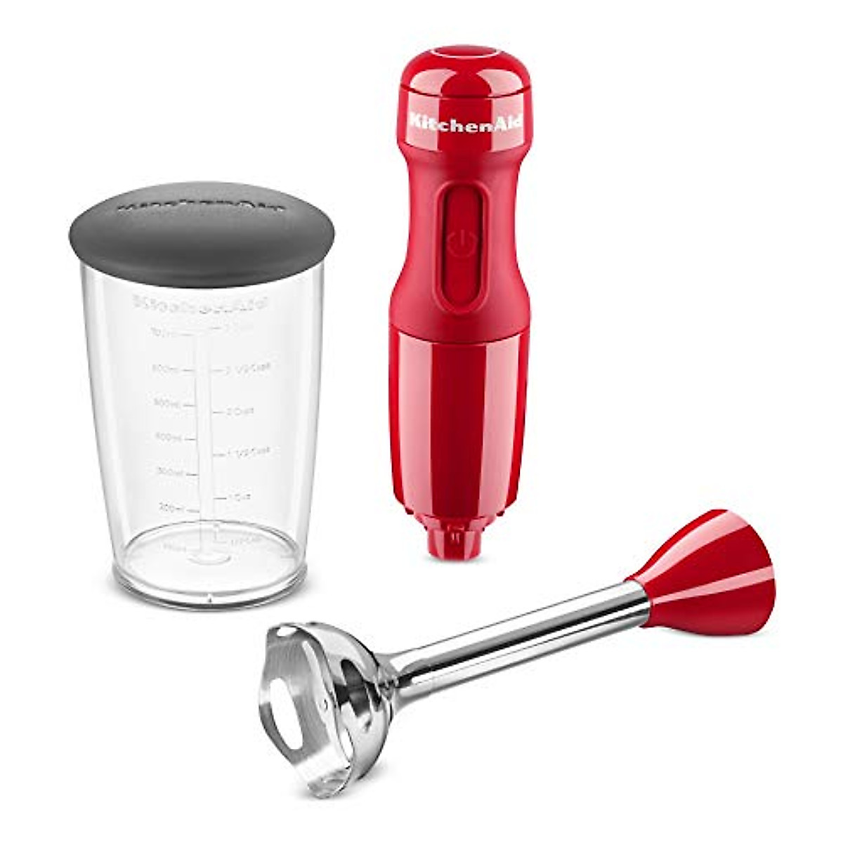 KitchenAid Queen of Hearts Hand Blender KHB1231QHSD, 3 Speed, Passion Red