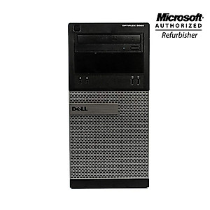 Dell Optiplex 3020 Tower Desktop Computer - Quad Core Intel i5 4570 3.2 GHz, 8GB RAM, 1TB SSD, DVD-ROM Drive, Keyboard, Mouse, WiFi, Windows 10 Professional (Renewed)