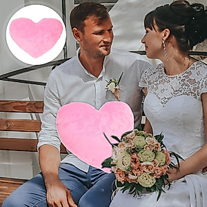 Plush Heart Pillow Cushion Heart Shaped Throw Pillow Decorative Pillow for Kids Friends Valentines Day Mothers Day for Room/Office/Sofa/Cars