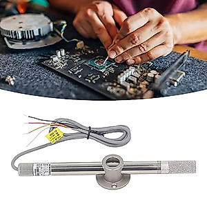 Temperature and Humidity Transmitter Probe, Temperature and Humidity Sensor 15‑30V DC Stable Detection 4‑20mA