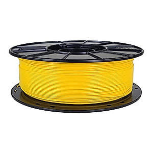3D Fuel Standard PLA+ 3D Printing Filament, Made in USA with Dimensional Accuracy +/- 0.02 mm, 1 kg 1.75 mm Spool (2.2 lbs) in Daffodil Yellow