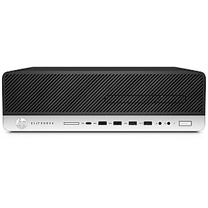 HP EliteDesk 800 G3 Small Form Desktop, Intel Core 7th Gen i5 7500 3.4Ghz, 32GB DDR4 RAM, 500GB Hard Drive, USB Type C, Windows 10 Pro (Renewed)