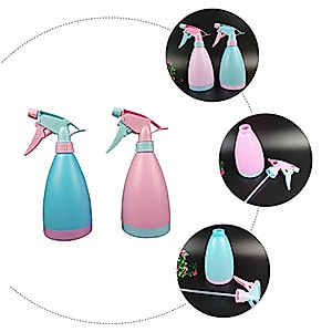 Yardwe 2Pcs watering can Misting plastic trigger sprayer Empty Spray Bottles hydoflask Succulent Watering Bottle Squirt Bottle Refillable Sprayer Bottles plastic carafe plant juicy or