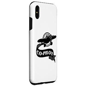 iPhone XS Max Vintage Flying Pilot Aircraft Co-Pilot Airplane-themed appar Case
