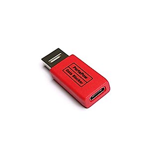 PortaPow USB-A to USB-C Data Blocker