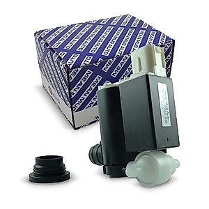 201525-232316G Windshield Washer Pump w/Grommet - Washer Motor Compatible with Hyundai, Kia - Replaces OEM #: 98510-2L100, 98510-25100, 98510-1F100, 98510-2C100, 98510-2V100