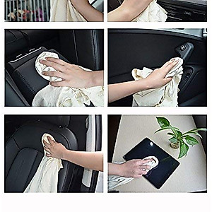 Trainshow Car Drying Natural Chamois Cleaning Cloth Premium Genuine Deerskin Leather Towel for Auto Car Washing and for Precision Instrument 3-Pack 2-Pack 1-Pack (12.6''X20'' (3-Pack))