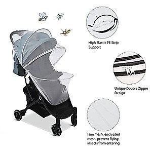Baby Gel Car Seat Cooler Pad, Summer Chair Ice Cushion, Seat Cooler Mat,Multifunctional Baby Cushion Suitable for Stroller, Baby Dining Chair, Child Safety Seat with Stroller Universal Mosquito Net