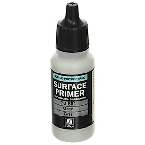Vallejo Acrylic Paint, SURFACE PRIMER 70.601 Grey Gris