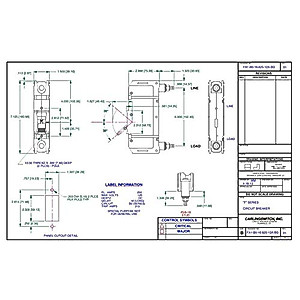 Midnite Solar MNEDC250 Panel Mount Breaker - 250 Amp
