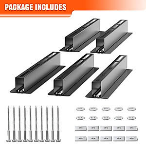 TORACK Garage 16" Studs Ceiling Bin Storage Rack, Overhead Tote Storage Rail System Heavy Duty Adjustable Tote Slide Garage Storage System(for 4 Bins, Bins are not included)