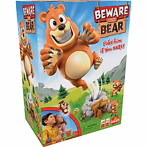 Beware of The Bear - Poke The Bear and Sneak The Goodies Before He Wakes Up Game by Goliath