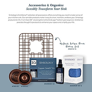 Sinkology Ganku Copper 36 Double Bowl Farmhouse Apron Front Undermount Kitchen Sink