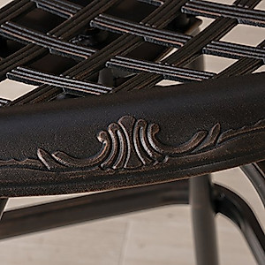 Christopher Knight Home Santa Maria Barstool, Shiny Copper