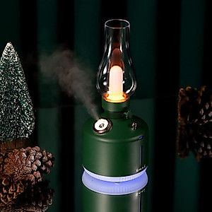 Timp de umidificator de lumină USB spray de umidificare a aerului cu LED-uri cu șapte culori de lumină de noapte acasă birou mașină desktop pulverizator