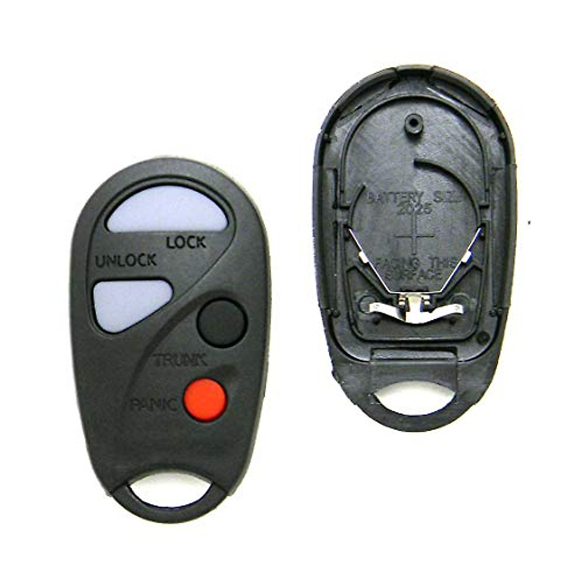 Replacement Case Compatible With 2000-2004 Nissan Sentra 4-Button Key Fob Remote (FCC ID: NHVBU427, P/N: 28268-4Z400, 282684Z)