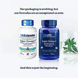 LIFE EXTENSION SUPER OMEGA 3 EPA DHA WITH SESAME LIGNANS AND OLIVE FRUIT EXTRACT 240