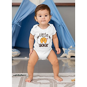 Little Fortune Cookie Funny Baby Onesie, Chinese Asian Food Newborn Bodysuit, Little Cookie Toddler Tee, Baby Shower Gift (Baby Onesie)