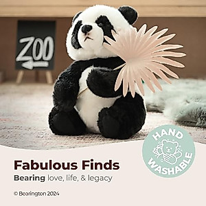 Bearington Tux Plush Panda Bear Stuffed Animal, 11 Inch