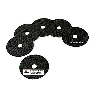 JOUNJIP 2 5/16" Cut Off Wheel Metal Cutting Disc Saw Blades - fits Most Mini Miter Cut Off Saw Chop Saw and Benchtop Saws with 3/8" Arbor