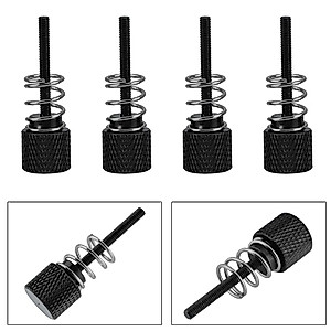 Rcher-R CPU Water Cooling Block Screw,4pcs Aluminum M3 Installation Screws for CPU Water Cooling Block for Intel 1150/1151 / 1155/1156 / 1366/775(Black)