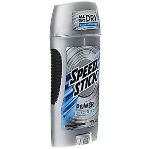Speed Stick Power Anti-Perspirant Deodorant Unscented 3 oz (Pack of 8)