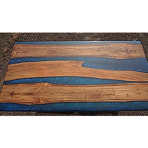 Epoxy Table, Epoxy Resin River Table, Natural Wood, Live Edge Wooden Table, Dining table, Natural Epoxy Table, Resin Table