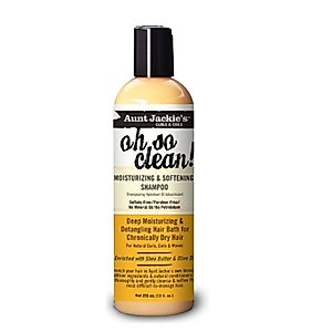 Aunt Jackie's oh so clean! 6oz - Moisturizing & Softening Shampoo