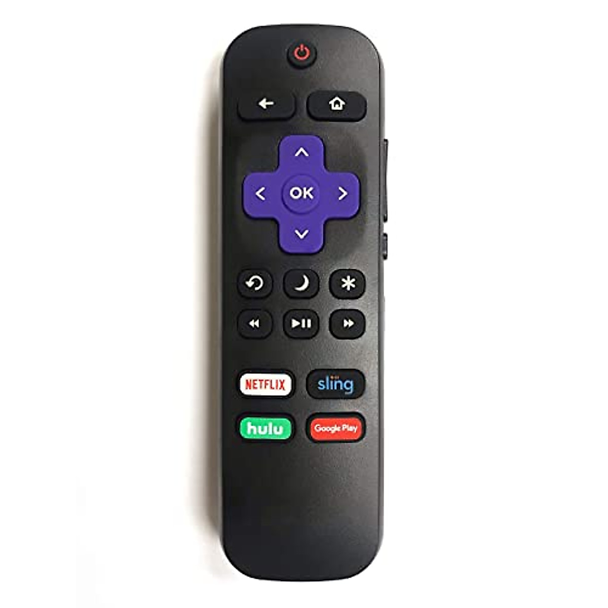 Insignia ROKU TV Remote w/Volume Control & TV Power Button for All Insignia Roku TV NO Pairing NOT for Roku Player (Box) NOT for Roku Stick!!