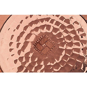 Sertodo Copper Boston Maraka Cocktail Shaker Set, Hand Hammered 100% Pure Copper, 18 oz Cup, 30 oz Cup