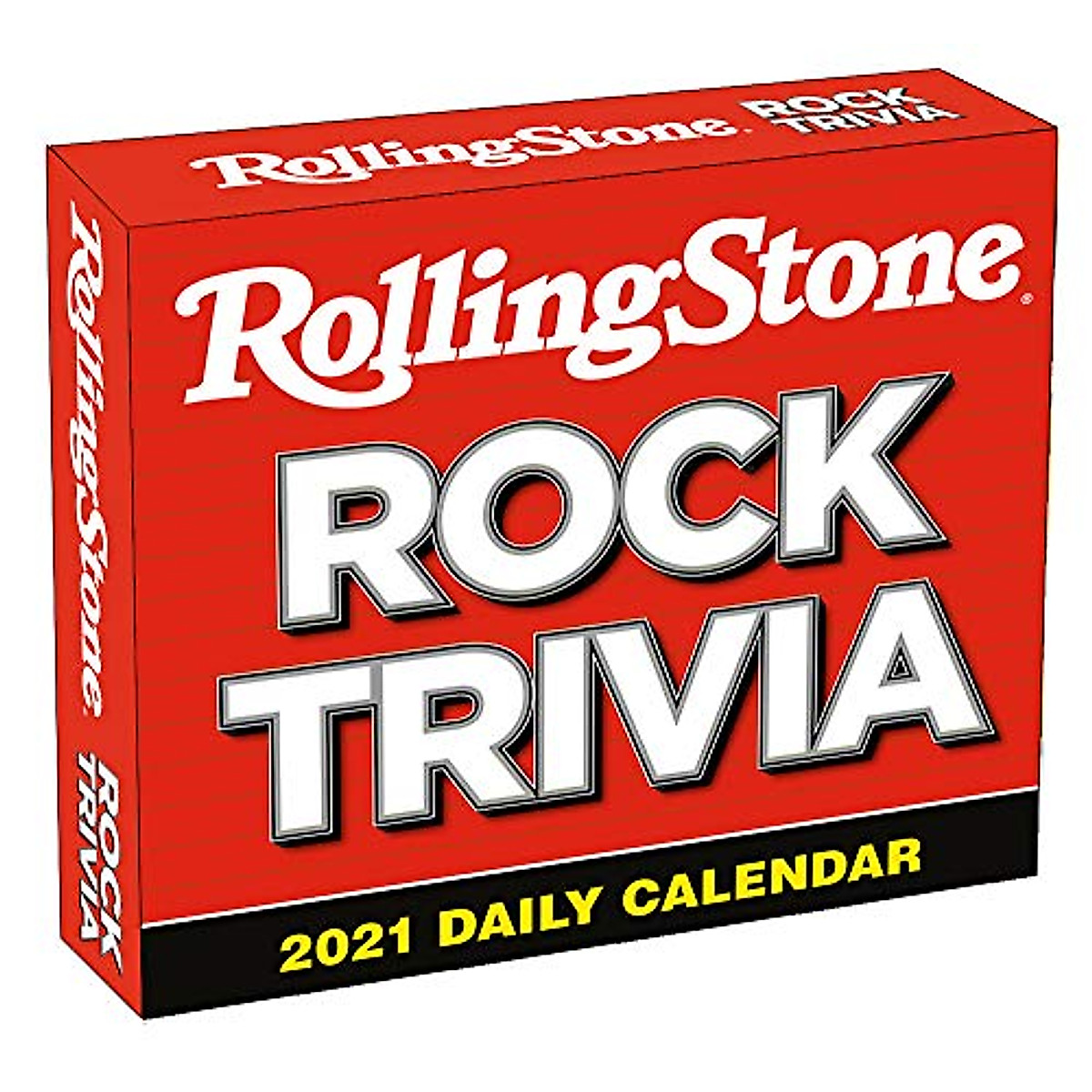 2021 Rolling Stone Rock Trivia Boxed Daily Calendar