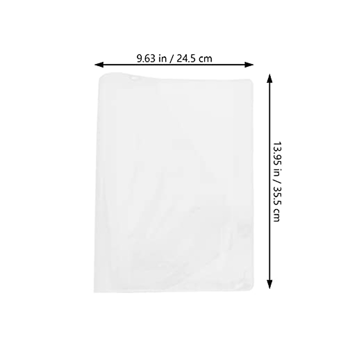 Tofficu Clear Book Covers Book Protector Clear Protect Against Wear Tear Water for Magazines Comic Books Notsbooks Paperbacks Bible Presentation