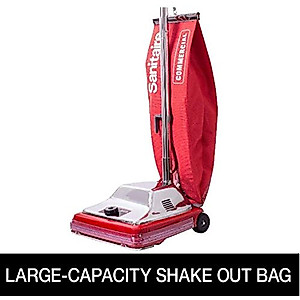 Sanitaire Tradition Upright Bagged Commercial Vacuum, SC886G 8.5" x 17.3" x 21.3