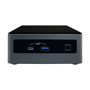 Intel PC NUC NUC10i7FNHN Mini PC/HTPC - 10th Gen Intel 6-Core i7-10710U up to 4.70 GHz CPU, 32GB DDR4 RAM, 512GB SSD, Wi-Fi + Bluetooth, Intel UHD Graphics, 4K Support, Windows 10 Pro