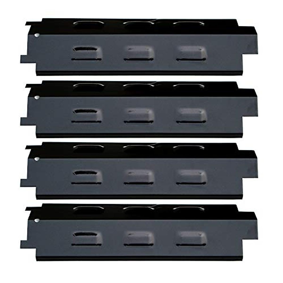 Direct Store Parts DP131 (4-Pack) Porcelain Steel Heat Plates Replacement for Charbroil, Master Chef, Thermos, Master Forge, Brinkmann, Savor Pro, Grill King, Kmart Gas Grill