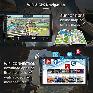 2G 32G Android 11 Car Radio for Toyota Corolla 2009-2013 with Carplay Android Auto, 9'' Touch Screen Car Stereo Bluetooth Navigation Media Player GPS Hi-Fi WiFi FM Rear Camera