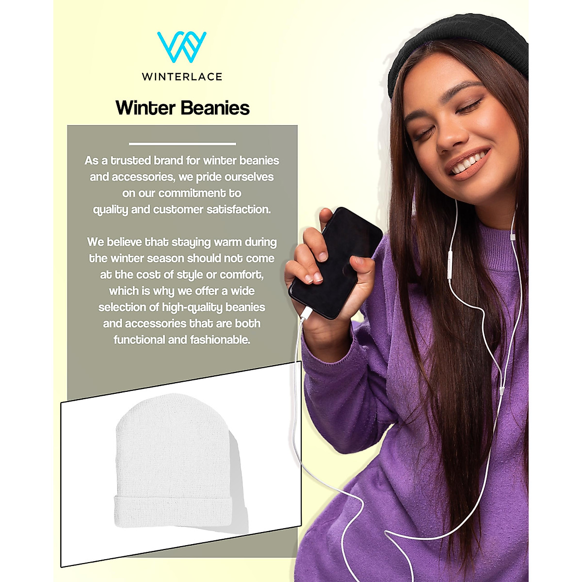 12 Pack Winter Beanie Hats for Men Women, Warm Cozy Knitted Cuffed Skull Cap, Wholesale