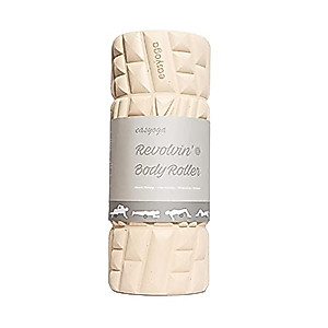 easyoga YNE-002-E1 Eco Body Roller, Beige, 12.8 x 5.1 inches (32.5 x 13 cm)