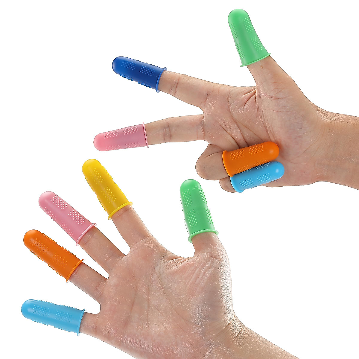 Mr. Pen- Hot Glue Gun Finger Protectors, 24 pcs, Silicone Finger Protectors, Finger Protectors, Finger Protectors for Hot Glue, Silicone Thimble, Hot Glue Finger Protectors, Finger Guard