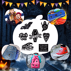 7 Packs Cute Enamel Pins Brooch for Collor Handbag Cap Knapsack Jeans Accessories Collection (Let's Hide)