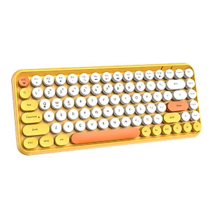 FELICON Wireless Bluetooth Keyboard Mini Portable 84-Key Keyboard Compatible with Android, Windows, PC, Tablet-Dark, Perfer for Home and Office Keyboards