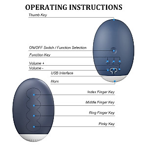 summina Smart Hand Piano Electronic Organ Finger Instrument Toy Musical Instrument Gift Including 13 Musical Instruments 10 Repertoires (Blue)