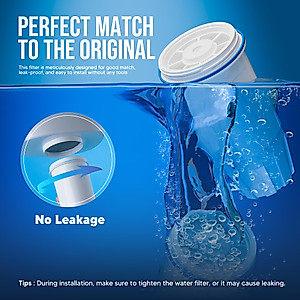 Water Filter Replacement Compatible with Zero Pitcher and Dispenser ZR-001 ZR-004 ZP-006 ZR-017, Multilevel Filtration System, Effectively Reduce lead, Chromium, PFOA and PFOS,Heavy Metals, Pack of 2