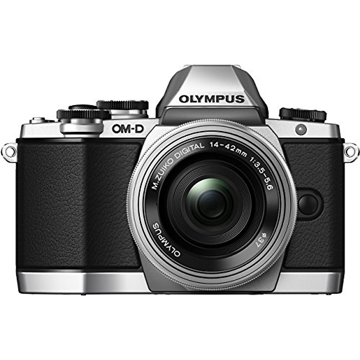 Olympus OM-D E-M10 with M.Zuiko ED 14-42mm 1:3.5-5.6 EZ Lens - Silver - International Version (No Warranty)