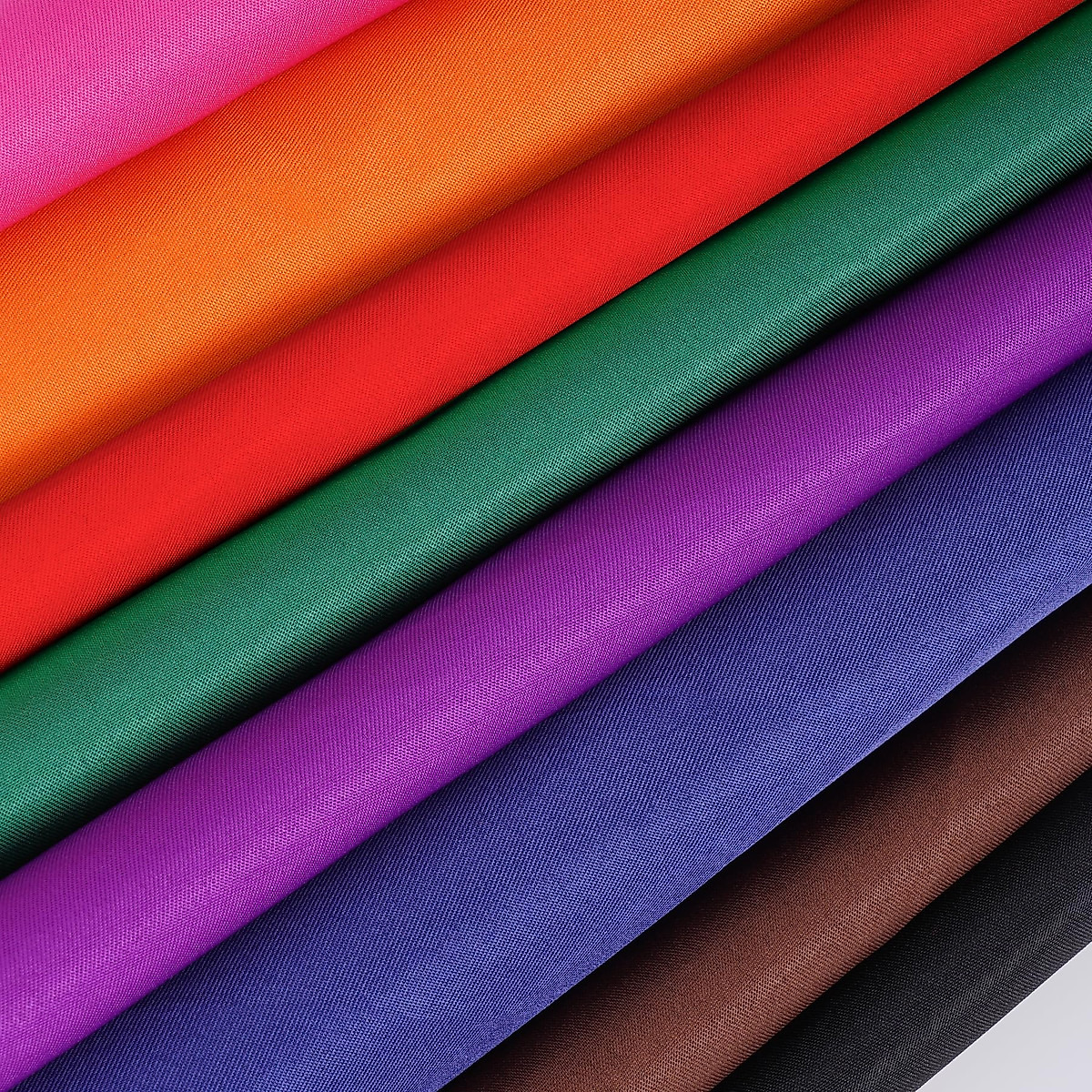 Fengek 8 Pcs Bib Apron for Unisex Colorful Kitchen Apron Bulk with 2 Roomy Pockets for Kitchen BBQ Painting Baking, Multicolor 1