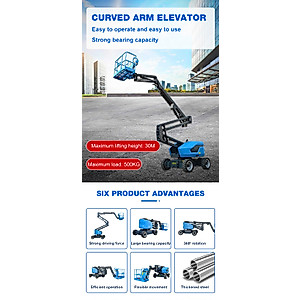 Work Platform Telescopic Boom Forklift 7m Lifting Height