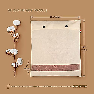 Vibrance Reusable Premium 100% Cotton Saree Covers, Eco-friendly and reusable cotton saree cover (16x14 inches) (24)