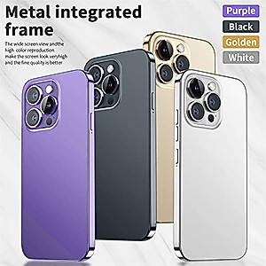 VINGVO Unlocked Smartphone, 2.4G 5G Dual Band WiFi 6.6 Inch HD Screen 7731E Quad Core 3G Dual SIM Mobile Phone for Business (Purple)